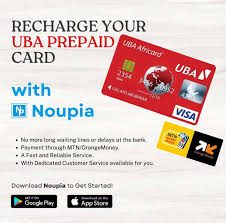How to get UBA virtual cards - Noupia